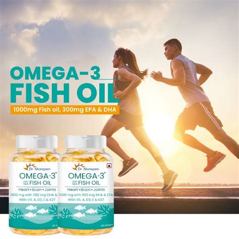 Buy Dr Morepen Omega Deep Sea Fish Oil Mg With Mg Softgels