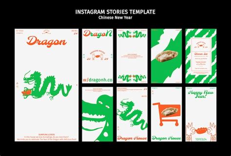 Free PSD Chinese New Year Celebration Instagram Stories