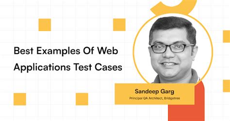 best examples of web applications test cases