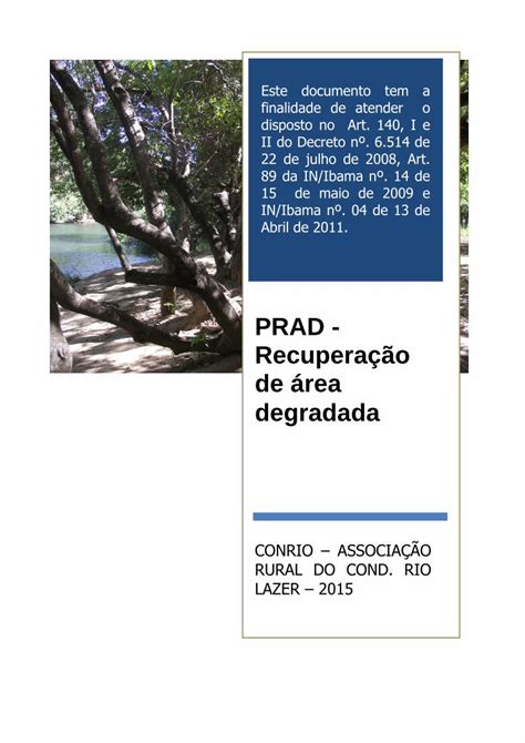 PDF PLANO DE RECUPERAÇÃO DE ÁREAS DEGRADADAS DOKUMEN TIPS