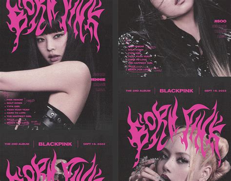 BLACKPINK Born Pink Poster Design Behance