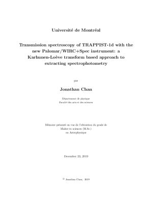 Fillable Online Papyrus Bib Umontreal Transmission Spectroscopy Of