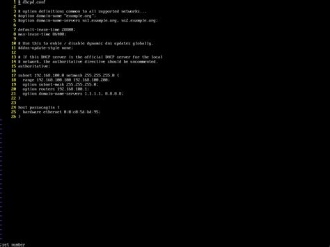 Linux CentOS7 建置DHCP Server 來發放 IP