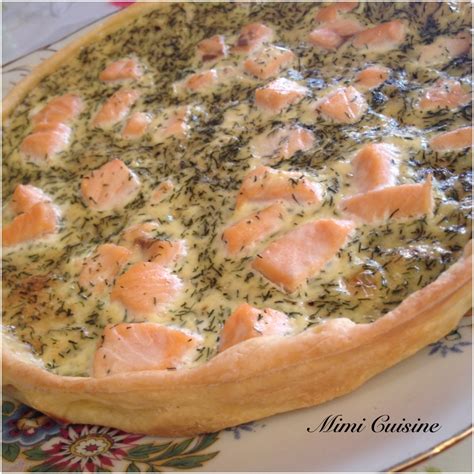 Tarte Saumon Frais Et Aneth Mimi Cuisine Blog Culinaire