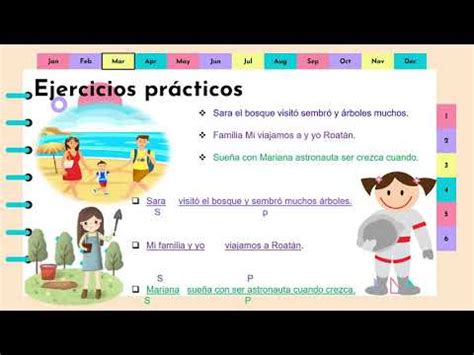 La oración gramatical cuarto grado YouTube