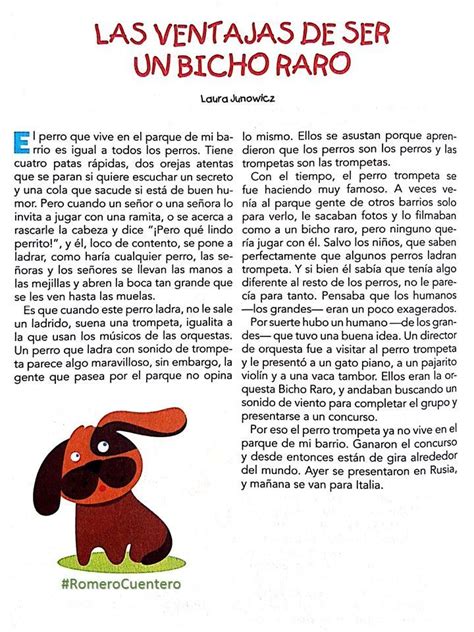 Cuento Las Ventajas De Ser Un Bicho Raro Cuentos Infantiles Para Leer