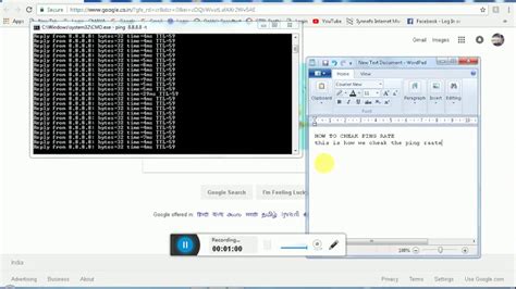 How To Check Ping Response From Your Pc To Internet Youtube