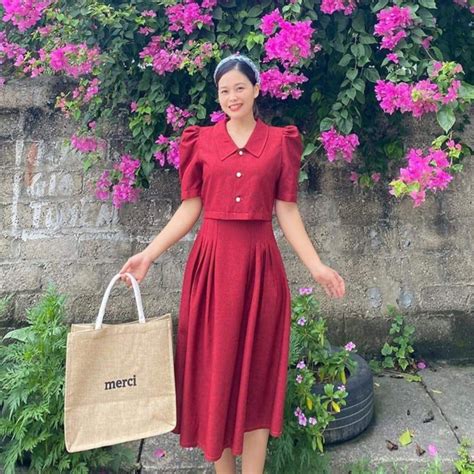 Set váy 2 dây xếp ly dáng xòe mix áo khoác croptop tay ngắn vai bồng