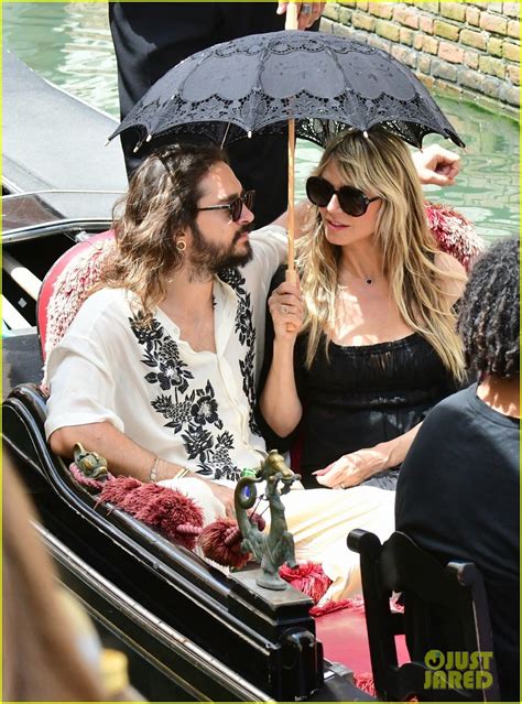 Heidi Klum Husband Tom Kaulitz Go For Romantic Gondola Ride In Venice