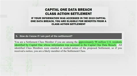 Verify Is The Capital One Data Breach Settlement Real YouTube