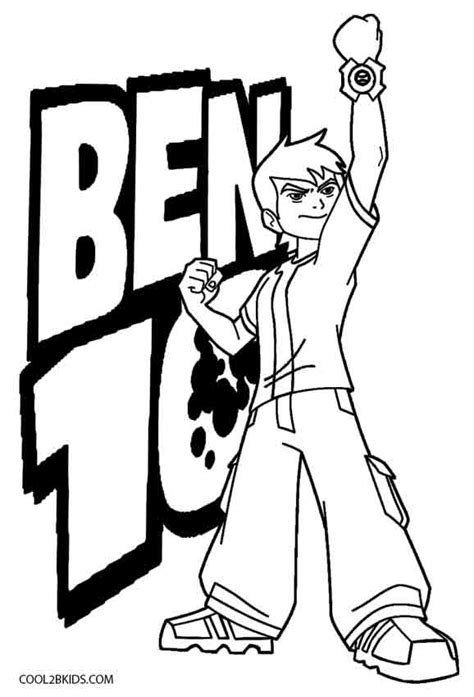 Desenhos de Ben 10 para colorir Páginas para impressão grátis