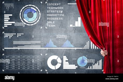 Estrategia de éxito empresarial concepto presentado por infographs en