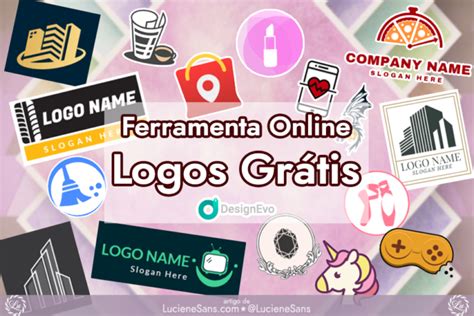 Ferramenta para criar Logos Grátis Online DesignEvo Luciene Sans