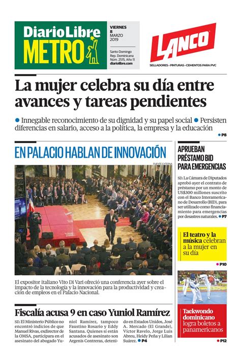 Viernes De Marzo De By Diario Libre Issuu