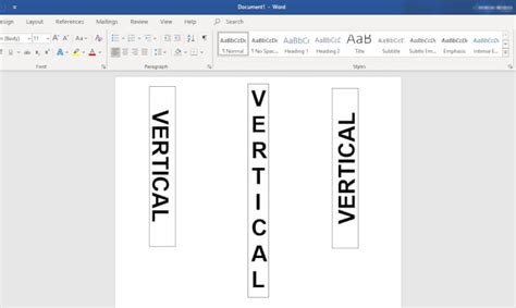 How To Write Vertically In Word Residentgear