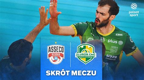 Co Za Spotkanie Skr T Meczu Asseco Resovia Rzesz W Aluron Cmc Warta