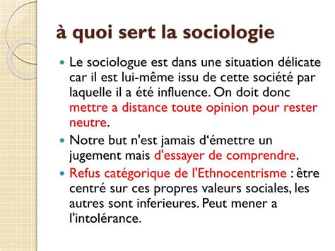 PPT Qu Est Ce Que La Sociologie PowerPoint Presentation Free