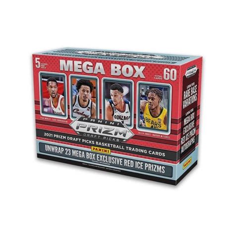 2021 22 Panini Prizm Draft Picks Collegiate Basketball 60 Card Mega Box