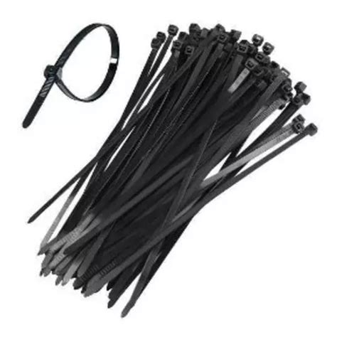 Abraçadeira Nylon Preta 3 6x200mm Pct 100 Cor Preto MercadoLivre