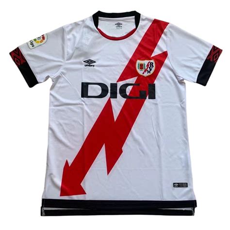 Camiseta De Futbol Local Hombre Rayo Vallecano 2021 22 Version Replica