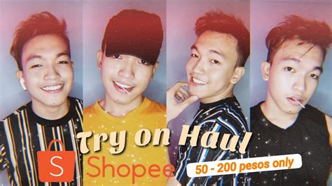 Shopee Haul Philippines Men Shopee Try On Haul 2020 Affordable