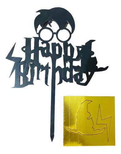 Decoraci N De Pastel Harry Potter Acr Lico Meses Sin Intereses