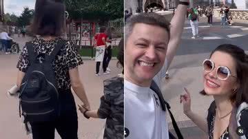 Sandy Mostra Rara Apari O Do Filho Em Parque Na Fran A