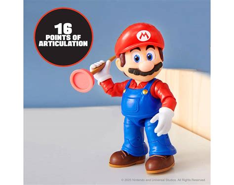Pantiger Store Mario Jakks Pacific Super Mario Bros Movie Action Figure