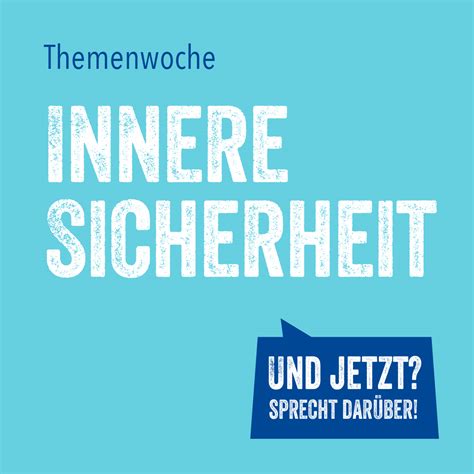 Einführung Themenwoche Innere Sicherheit