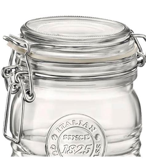 Bocal cuisine hermétique en verre couvercle clip 500ML