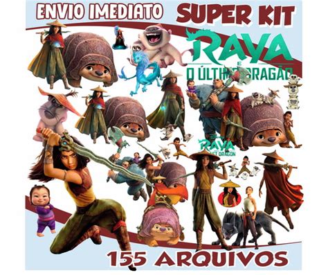 Kit Digital Raya e o Último Dragão Elo7 Produtos Especiais