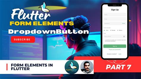 flutter form elements dropdownbuttonformfield mastering forms flutter programming viral