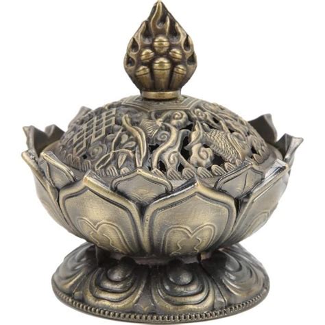 Bol De Brûleur D Encens À Refoulement Porte Encens Lotus Encensoir À