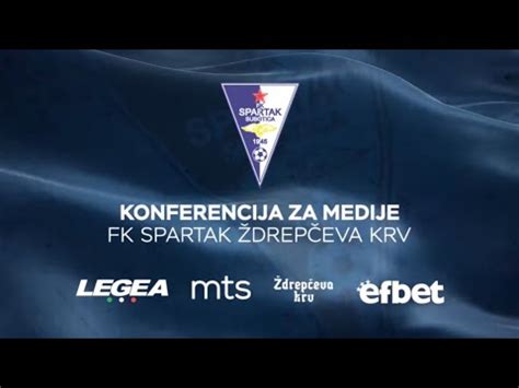 NAJAVA UTAKMICE FK NAPREDAK FK SPARTAK ŽK XX KOLO SLS 11 02