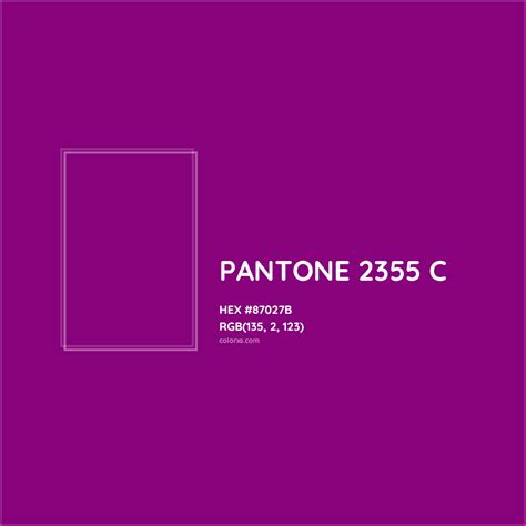 PANTONE 2355 C Complementary Or Opposite Color Name And Code 87027B