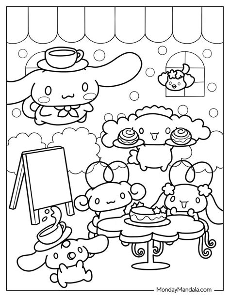 22 Cinnamoroll Coloring Pages Free PDF Printables In 2023 Hello