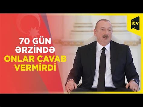 Prezidentdən sülh müqaviləsi ilə bağlı mühüm açıqlama YouTube