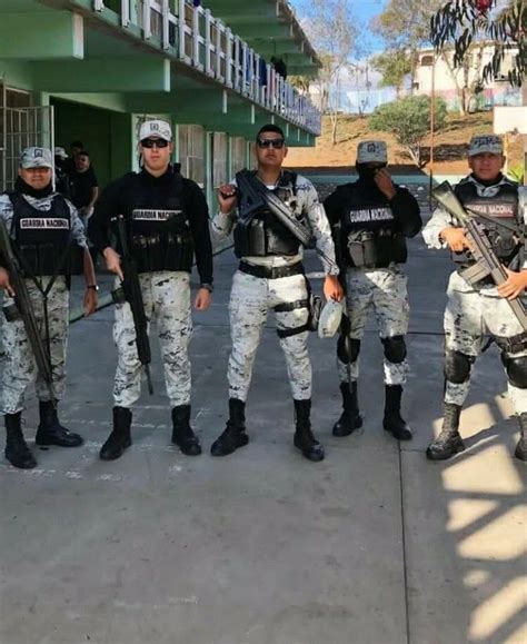 GN Elemento De La Guardia Nacional Fuerzas Armadas Equipo