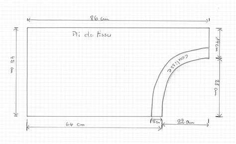 Tuto Tablier de cuisine réglable par une coulisse