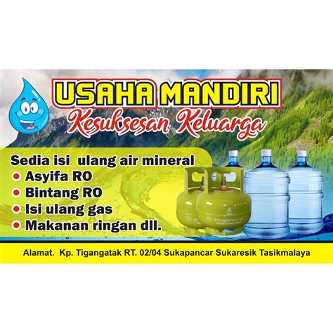 Detail Contoh Spanduk Depot Air Minum Koleksi Nomer