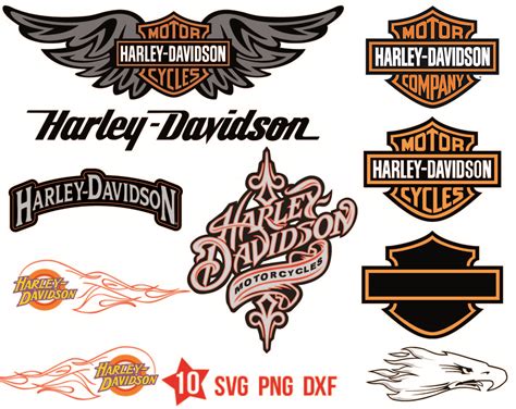 Harley Davidson SVG Vector Cut Files Harley Davidson Logo Svg Png Dxf
