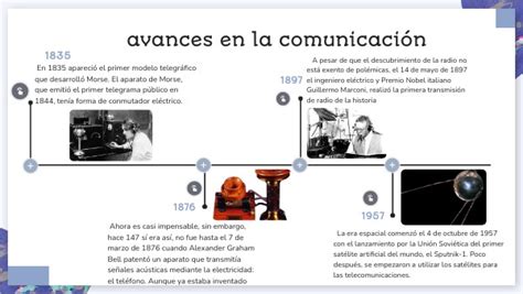 L Nea Del Tiempo De Los Avances Tecnol Gicos