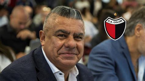 Atentos Colón Unión Chiqui Tapia llega a Santa Fe en diciembre