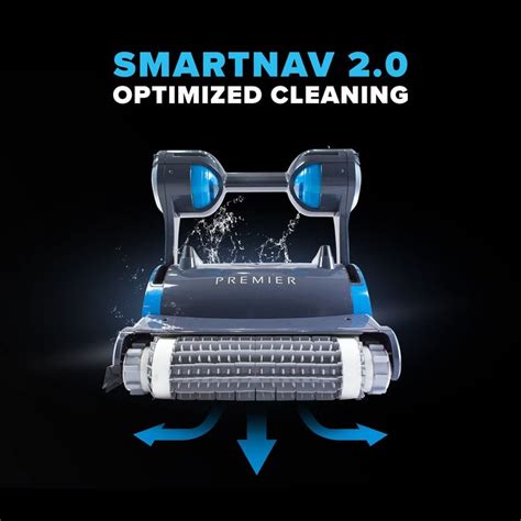 Dolphin Premier Robotic Pool Cleaner With Powerful Dual Scrubbing