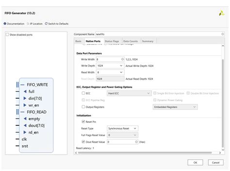 using fifo ip for custom verilog code using xilinx vivado verilog world