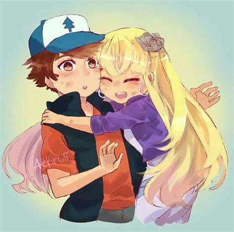 Dipper Pines And Pacifica Northwest Gravity Falls Drawn By Ackrucii