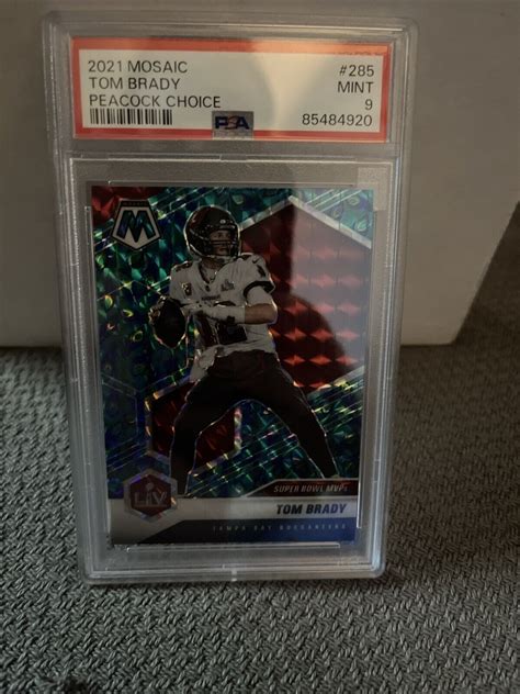 2021 Panini Mosaic Super Bowl MVPs Choice Mosaic Peacock Prizm 285