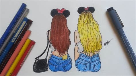 Como Desenhar AMIGAS TUMBLR Passo A Passo Como Dibujar Mejores