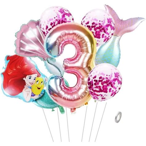 Ensemble De D Coration De F Te D Anniversaire Sir Ne Ans Fille Ballon