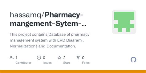 GitHub Hassamq Pharmacy Mangement Sytem Database SQL SERVER This